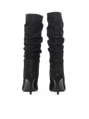 VIA ROMA 15 Arricciati 3/4 Boots - Red