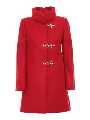 FAY Foderato Romantic Coat - Red