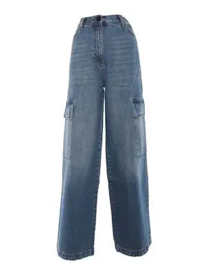 BALLANTYNE Cargo Trousers - Blu