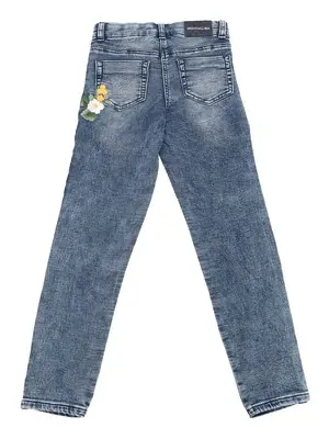 Monnalisa Fleece Denim Jeans