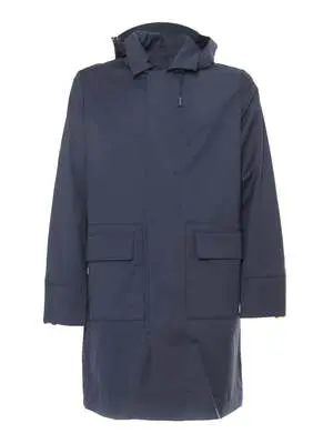 K-WAY Poirol Tech Wool Blend 3/4 Length Coat