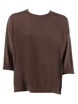 Peserico Knitted Sweater - Red