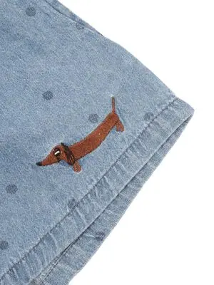 MINI RODINI Denim Shorts - Blu