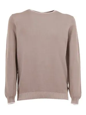 Fedeli Crew Neck Knitted Sweater Other