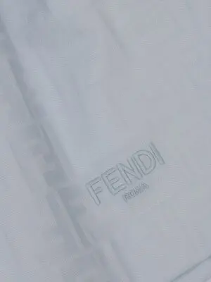 FENDI JR Ff Cotton Jacquard Skirt