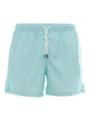 Fedeli Woven Swim Trousers - Blue
