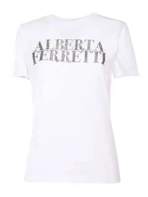 Alberta Ferretti Short Sleeve Jersey T-shirt