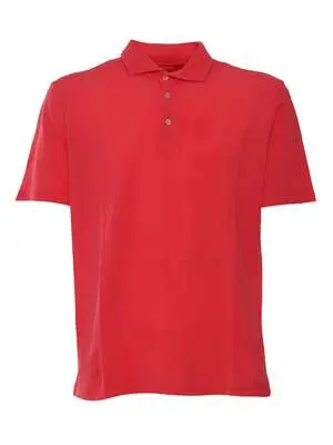 Fedeli Polo Shirt S/s Knitted - Red
