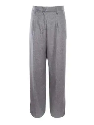 FORTE_FORTE Panno Lana High-waisted Trousers - Other
