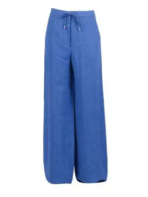 Max Mara Pelota Long Trousers - Blu