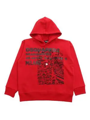 D SQUARED2 Slouch Fit Felpa