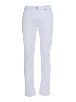 Jacob Cohen Slim Fit Trousers - White