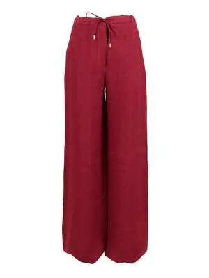 Max Mara Pelota Long Trousers - Red