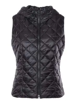 FAY Quilted Gilet With Hood
