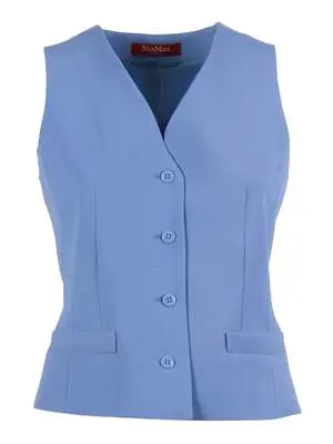 Max Mara Madia Gilet - Blue