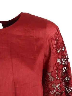 Max Mara Top Canottiera - Red