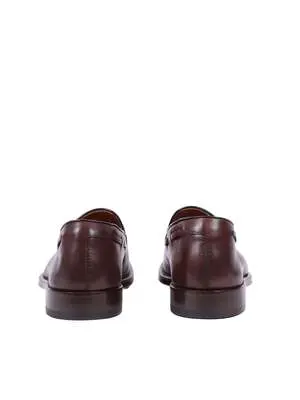 DOUCAL'S Adler Leather Tassel Moccasins