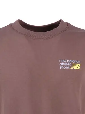 NEW BALANCE Athletics Premium Logo Crew - Red