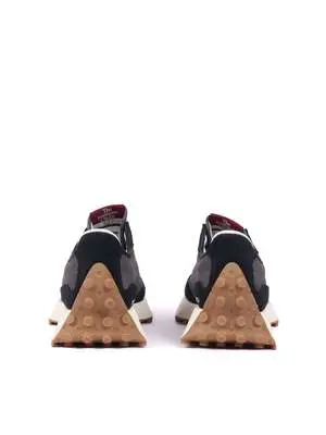 NEW BALANCE Suede And Nylon Lifestyle Sneakers - Red