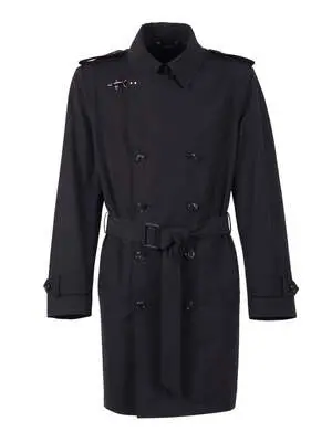 FAY Regular Fit Trench Coat