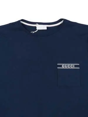 Gucci Jersey T-shirt - Blu