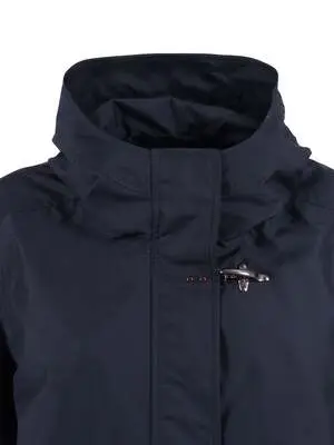 FAY Short Hooded Parka - Blu