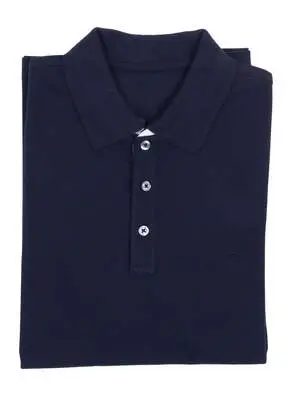 FAY Polo Db Collar Piquet - Blu