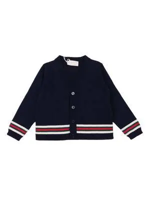 Gucci Long Sleeve Plain Knit Cardigan