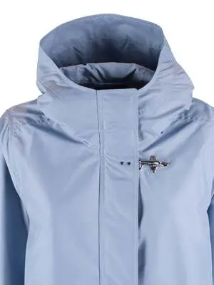 FAY Short Hooded Parka - Blue