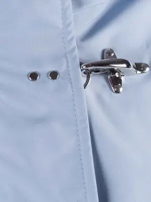 FAY Short Hooded Parka - Blue