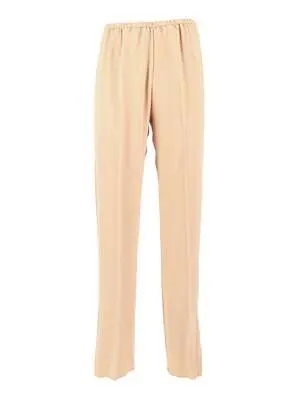 FORTE_FORTE Elastico Regular Matte Envers Satin Pantalone