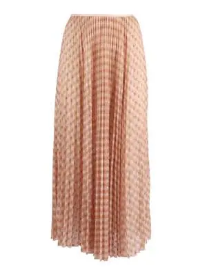 FORTE_FORTE Plisse Diamond Jersey Skirt