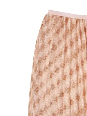 FORTE_FORTE Plisse Diamond Jersey Skirt
