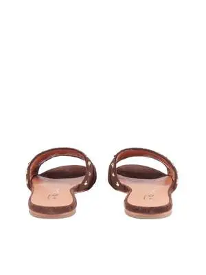 VIA ROMA 15 Studded Slides