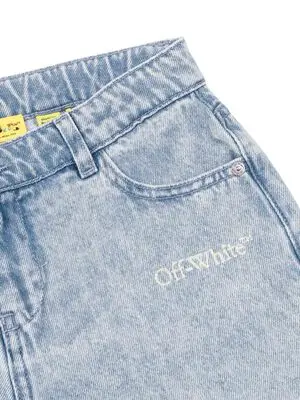 Off-White Bookish Denim Short