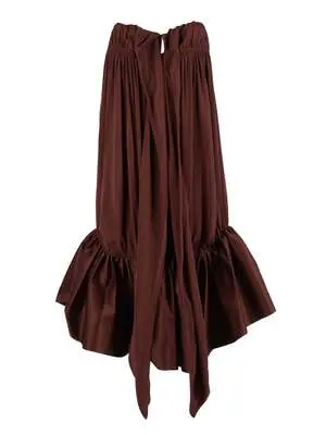 ROTATE BY BIRGER CHRISTENSEN Gathered Mini Dress - Red