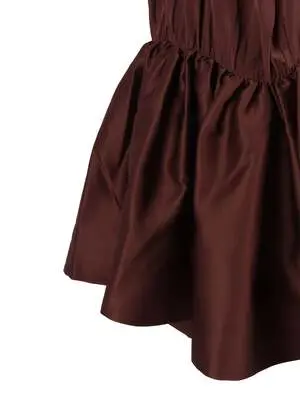 ROTATE BY BIRGER CHRISTENSEN Gathered Mini Dress - Red