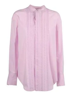 FORTE_FORTE Poplin 'les Fleurs' Shirt - Red