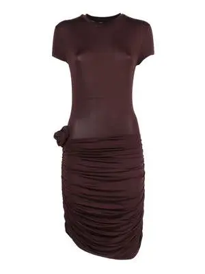 ROTATE BY BIRGER CHRISTENSEN Draped Mini Dress