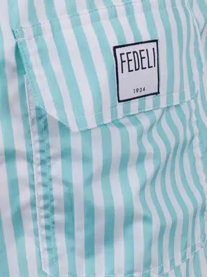 Fedeli Woven Swim Trousers - Blue