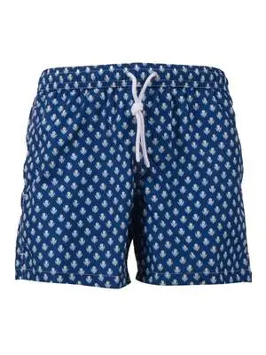 Fedeli Woven Swim Trousers - Blu