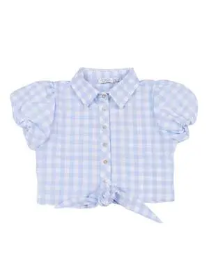 MAGIL Gingham Knot Shirt