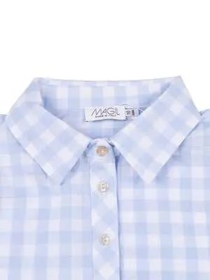 MAGIL Gingham Knot Shirt