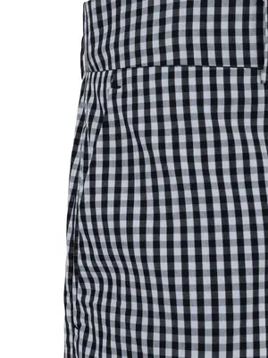 Michael Kors Flat Front Gingham Shorts