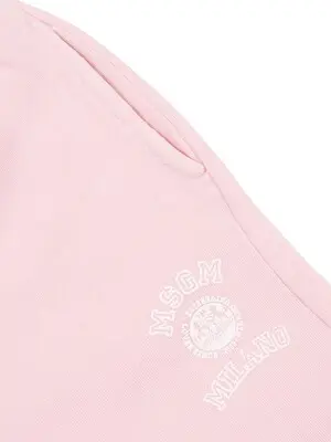 MSGM Washed Fleece Bermuda