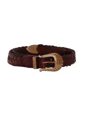 ALBERTO LUTI Intrecciata Belt - Red