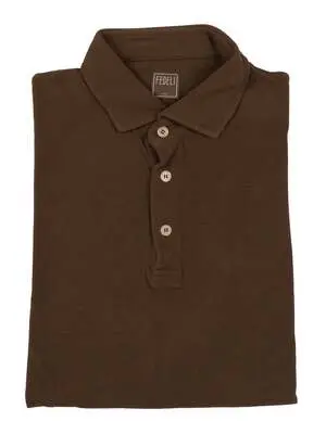 Fedeli Polo Shirt S/s Knitted - Red