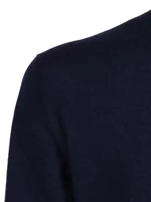 Fedeli Crew Neck Knitted Sweater - Blu