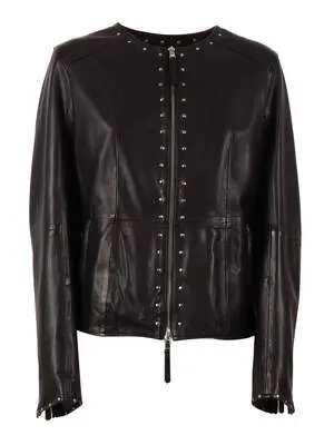 BULLY Leather Jacket - Red