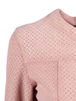DROWS Goat Suede Leather Jacket - Red